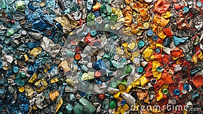 Trash Abstract Art. AI Generated Art Royalty-Free Stock Photo ...