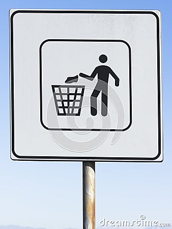 Trash Or Garbage Sign Royalty Free Stock Photos - Image: 36093618