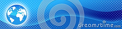 Travel Web Header / World Globe Stock Image - Image: 3976421