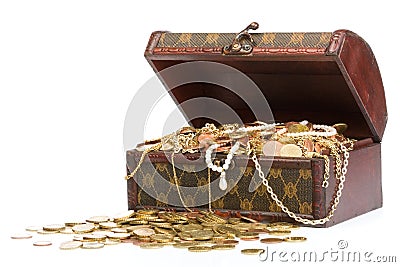 Treasure With Jewels Stock Photo - Image: 2842300