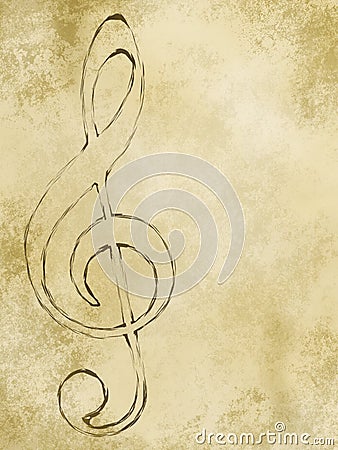 Treble Clef Royalty-Free Stock Image | CartoonDealer.com #44282482