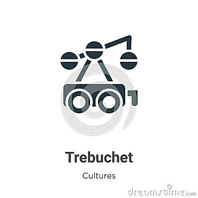 Trebuchet Vector Icon On White Background. Flat Vector Trebuchet Icon ...