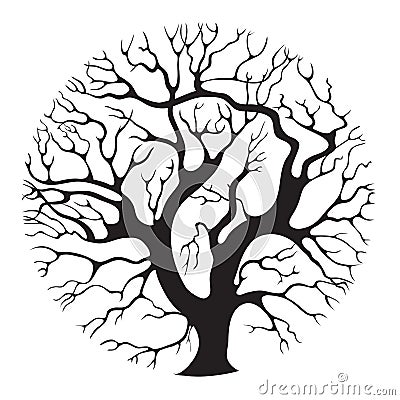 Tree-circle Royalty Free Stock Photo - Image: 22037185