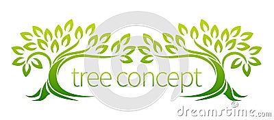 Tree Forest Concept Stock Vector - Image: 74535212