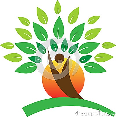 Tree Logo Cartoon Vector | CartoonDealer.com #33038431