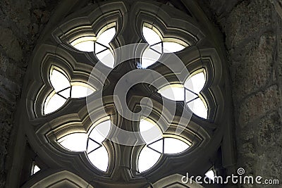 Trefoil Design Window Royalty-Free Stock Image | CartoonDealer.com ...