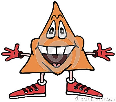 Triangle Character Royalty Free Stock Photography - Image: 4190247