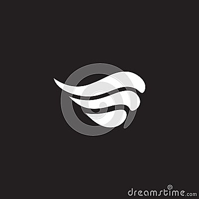 Triangle Curves Winds Smoke Logo Vector | CartoonDealer.com #279414608