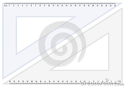 Triangle Ruler Cartoon Vector | CartoonDealer.com #22083943