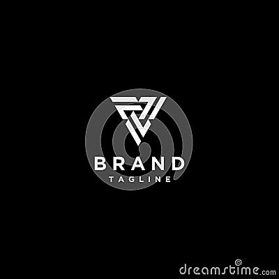 Triangle Symbol From Initials Letter FFF Logo Design Vector ...