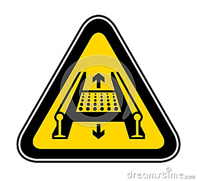Triangular Warning Hazard Symbol Vector Illustration | CartoonDealer ...