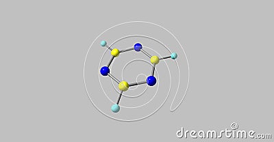 Triazine Molecular Structure Isolated On Grey Royalty-Free Illustration ...