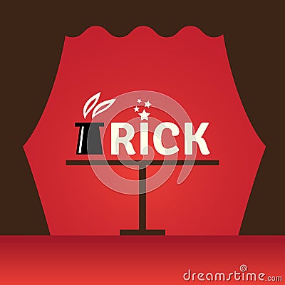 Trick Logo Cartoon Vector | CartoonDealer.com #56064201