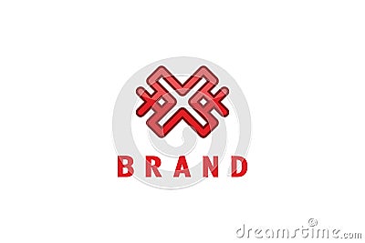 Triple X Logo Cartoon Vector | CartoonDealer.com #210514345