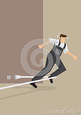 Tripping Accident Vector Illustration | CartoonDealer.com #72745471