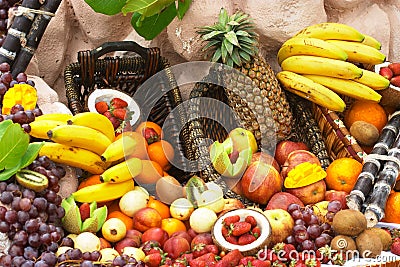Tropical Cornucopia Royalty Free Stock Photos - Image: 32068