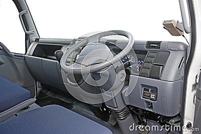 Truck cabin interior - Stock Image - Everypixel