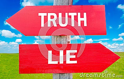 Truth Or Lie Stock Photo - Image: 40816171