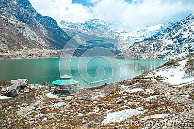 Tsangmo Lake In Sikkim, India Stock Image | CartoonDealer.com #77429761