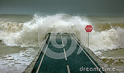 Tsunami Royalty Free Stock Photo - Image: 13719905