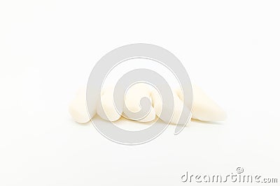 Tteokbokki Rice Cake On White Background Stock Photography ...