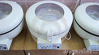 Tubes mixing in machine stock video. Video of immunology - 58329645