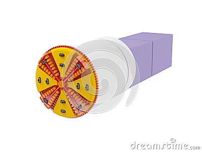 Tunnel Boring Machine Stock Illustration | CartoonDealer.com #30505690