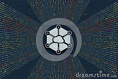 Tunnel From Computer Program Code. Programmer Lines Of Code, Java ...