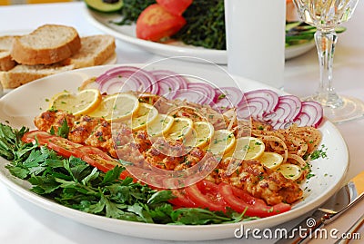 Turkish Kebab And Raki Stock Photo - Image: 8050820