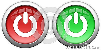 Turn On Off Button Stock Photography - Image: 13045882