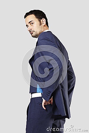 Turning Around Gentleman Stock Image - Image: 33749811
