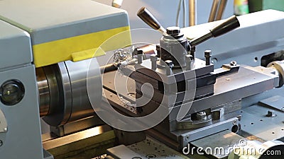 Turning lathe. Footage stock footage. Video of lathe - 69754820