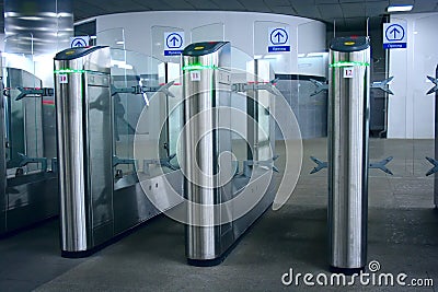 Turnstile Metro Royalty Free Stock Image - Image: 16095136