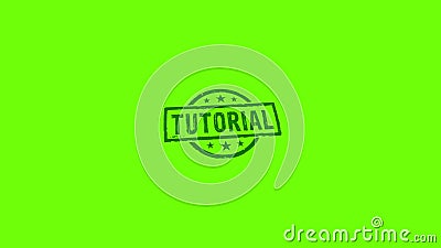 Tutorial Stamp and Stamping Isolated Animation Stock Footage - Video of ...