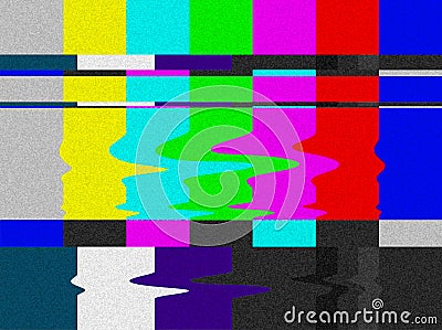 TV Bars Signal Error. Stock Photo - Image: 10346020