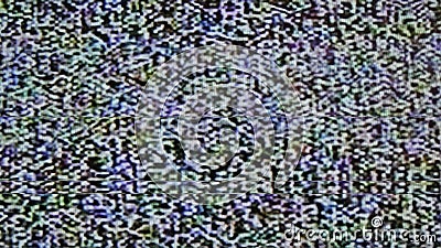 TV lost signal effect stock video. Video of monitor - 103386551