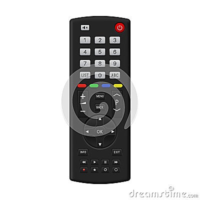 TV Remote Control Cartoon Vector | CartoonDealer.com #120219967