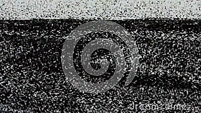 TV Screen No Signal, Static Noise and TV Static Fill the Screen (Loop ...