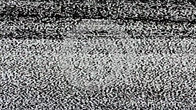 TV Screen No Signal, Static Noise and TV Static Fill the Screen (Loop ...