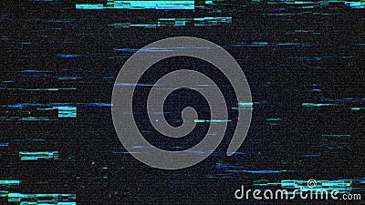 TV Screen Noise Glitch Effect. Visual Video Effects Stripes Background ...