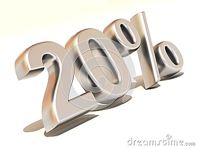 Twenty Percent Stock Illustration | CartoonDealer.com #4023538