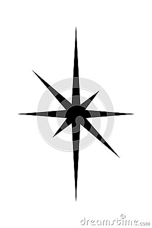 Twinkle Star Exploding Simple Element Vector Illustration ...