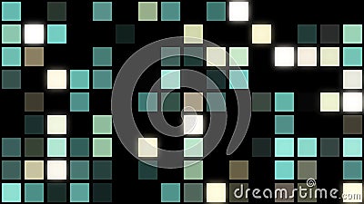 Twinkling Horizontal Small Squared Background, Seamless Loop. Animation ...