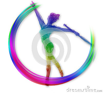 Twirling Dance Stock Photography | CartoonDealer.com #24631976