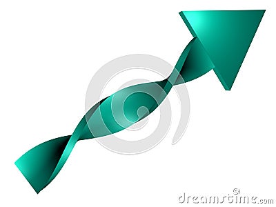 Twisted Arrow Royalty Free Stock Photo - Image: 14794295