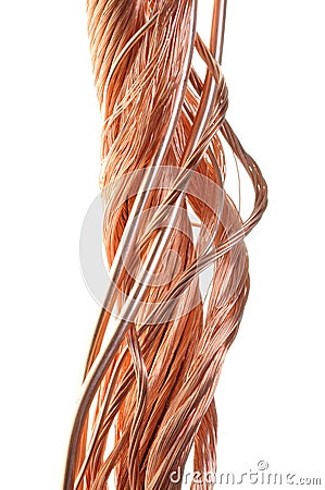 Twisted Copper Wires Royalty-Free Stock Photo | CartoonDealer.com #27241461