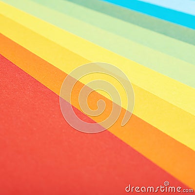 Twisted Pile Of Colorful A4 Sheets Stock Photography | CartoonDealer ...
