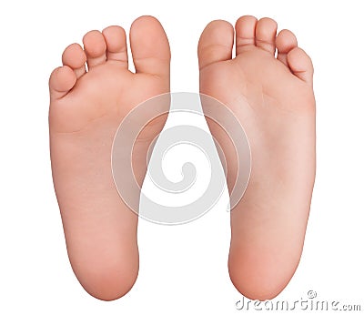 Two Bare Human Feet Stock Photos - Image: 27307653