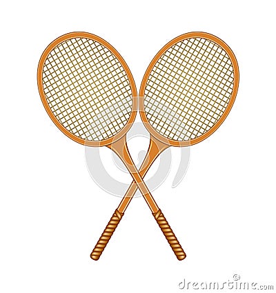 Two Crossed Tennis Rackets Royalty Free Stock Photo - Image: 33759645