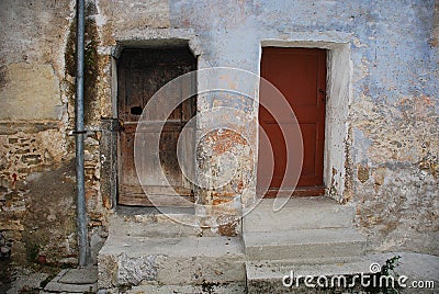 Two Doors In Topolo Stock Photography | CartoonDealer.com #12533828